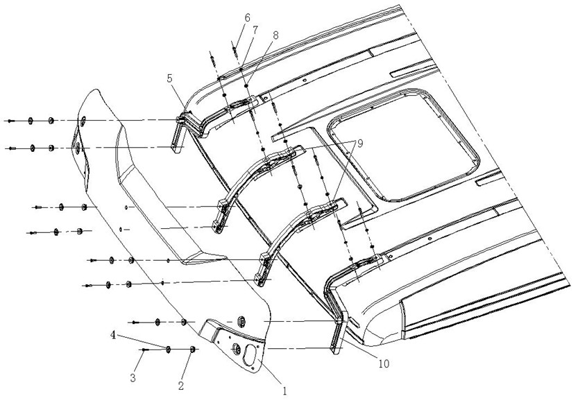 1380001 Sun Visor – Meppon Truck